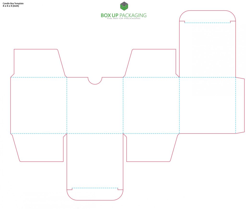 Candle Box Template – DIY Custom Packaging Design